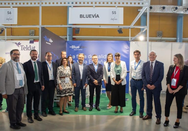 Bluevía ha participado en la Feria Tecnológica AOTEC 2023, celebrada ...